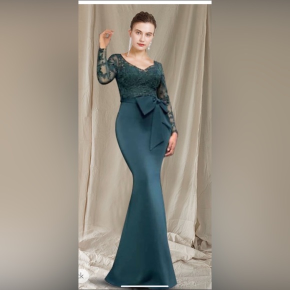 Lan Ting Bridal | Dresses | Lang Ting Bridal Us 6 Dark Green Formal ...